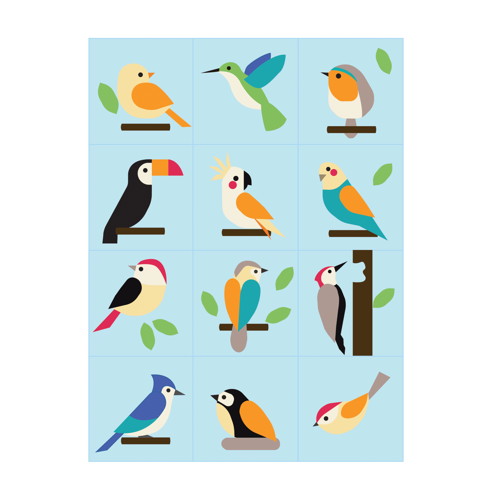 Pre-order: The Bird Watcher Complete Kit - Wool Pre-Cuts, Threads & Pa ...