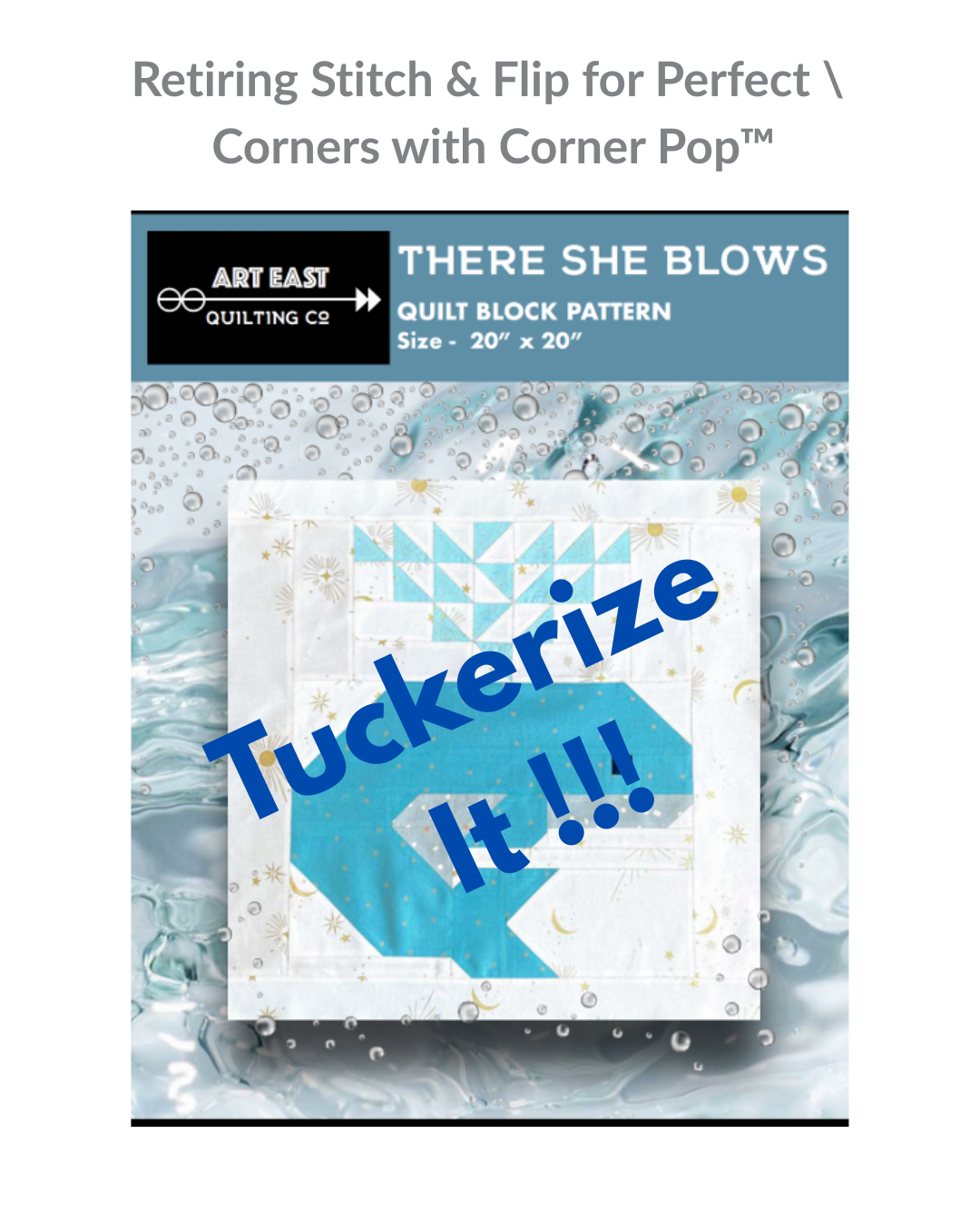 Class - Retiring Stitch & Flip for Perfect Corners with Corner Pop ...