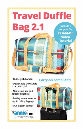 ByAnnie Travel Duffle Bag 2.1 Pattern – Watergirl Quilt Co.